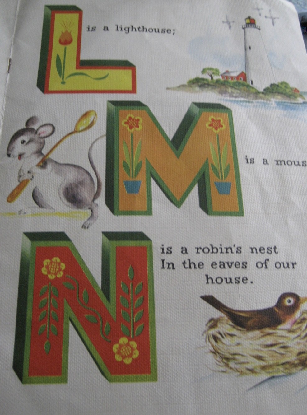 Vintage 1949 Whitman Publishing Children's ABC Cloth Book | eBay