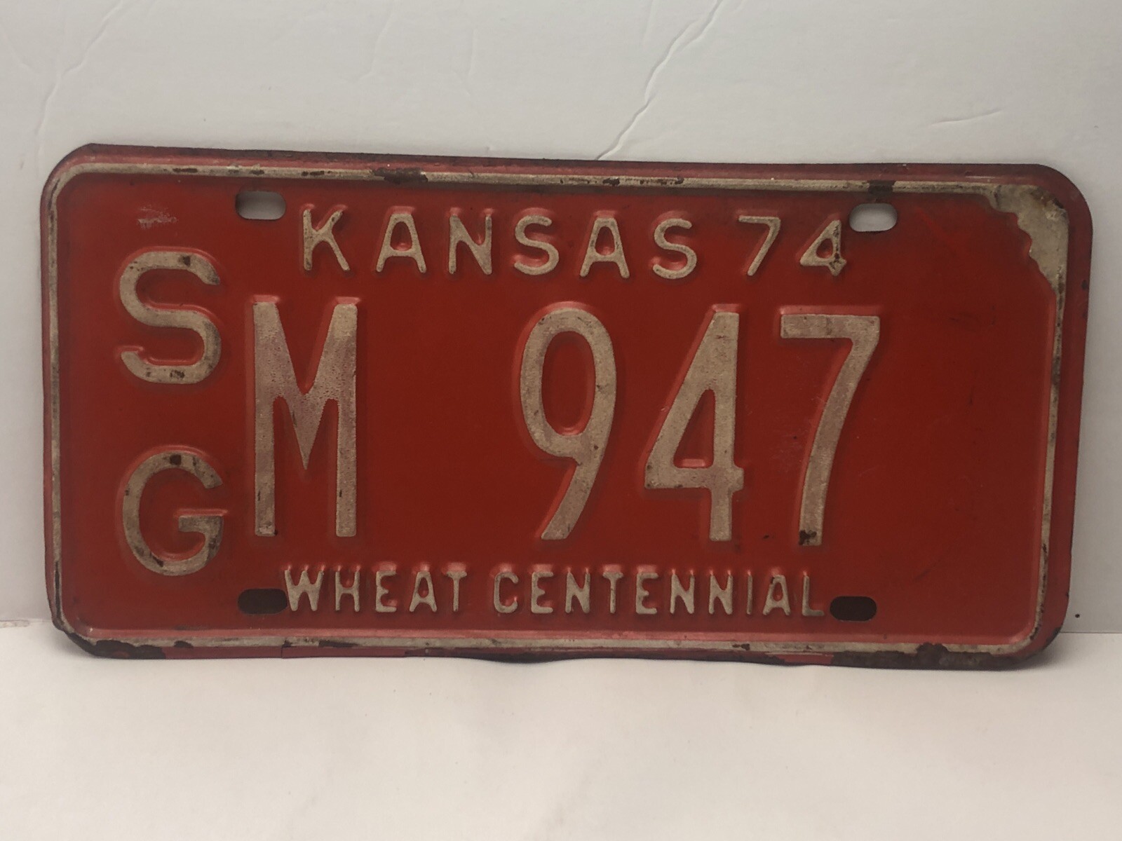 1974 Kansas License Plate Sedgwick, Wheat Centennial COMBINED SHIP $1 ...