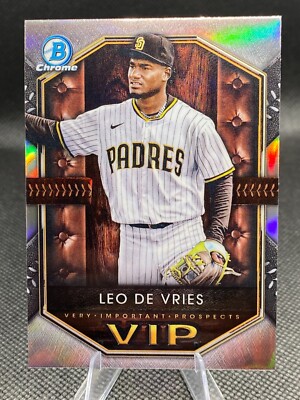 2025 Bowman Leo De Vries Chrome Very Important Prospects VIP-14 | eBay