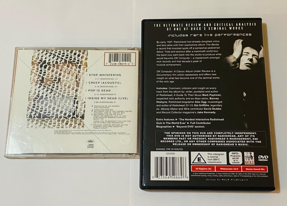 RADIOHEAD Stop Whispering CD +BONUS OK Computer A Classic Album Under ...