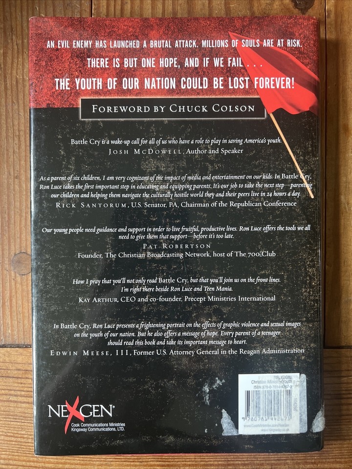 Battle Cry for a Generation by Luce, Ron. New Hardcover - FAST SHIPPING ...