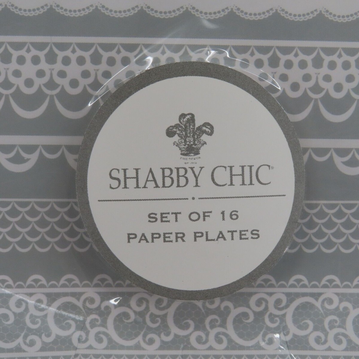 Shabby Chic Paper Plates