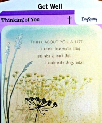 Hallmark GET WELL -THINKING of YOU Cards- For FAMILY & FRIEND 15 ...