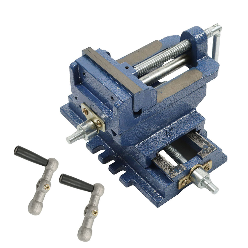 3"/4"/5"/6" Cross Drill Press Vise Slide Milling 2 Way X-Y Clamp Heavy ...