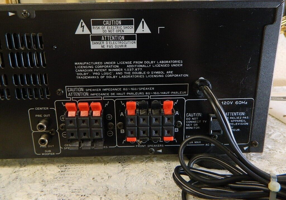 Pioneer VSX-604S Home Theater Receiver 340W 500VA No Remote *TESTED* | eBay