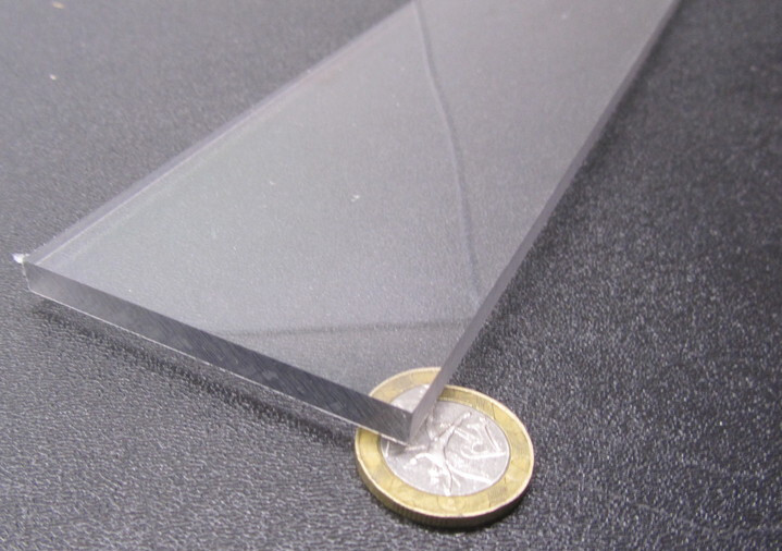 Polycarbonate Clear Bar 1/4" (.220") Thick X 2.50" Wide X 48" Long | eBay