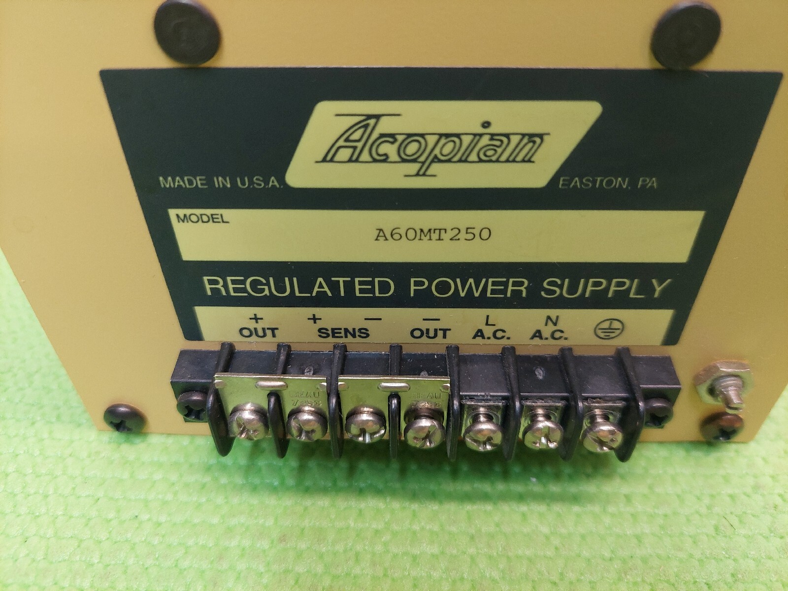 Acopian A60MT250 60VDC Power Supply Gold Box Series | eBay