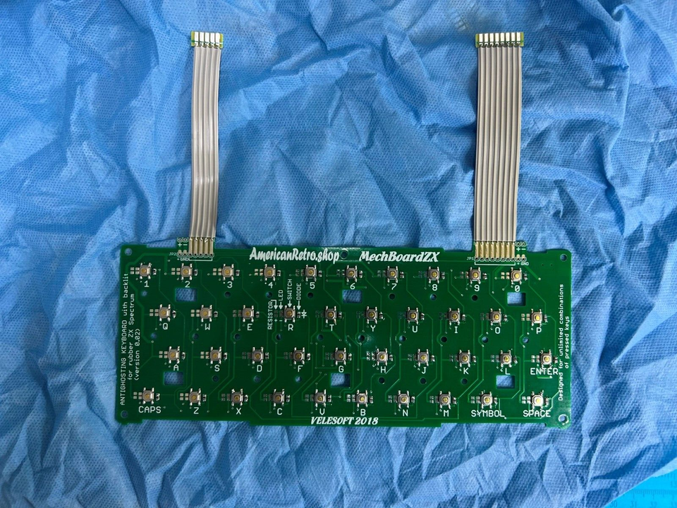 The MechBoardZX - Sinclair ZX Spectrum 16K/48K Mechanical Keyboard ...