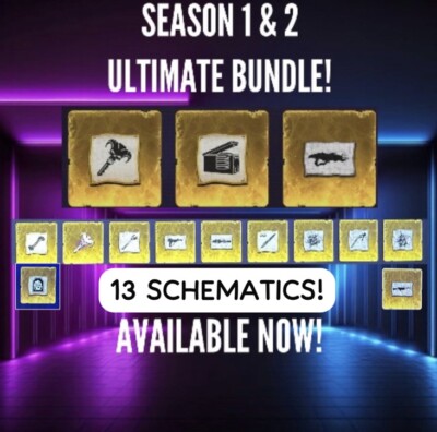 COD MW3 zombies MWZ S1 S2 Schematics Bundle Mag Of Holding , Scorcher ...