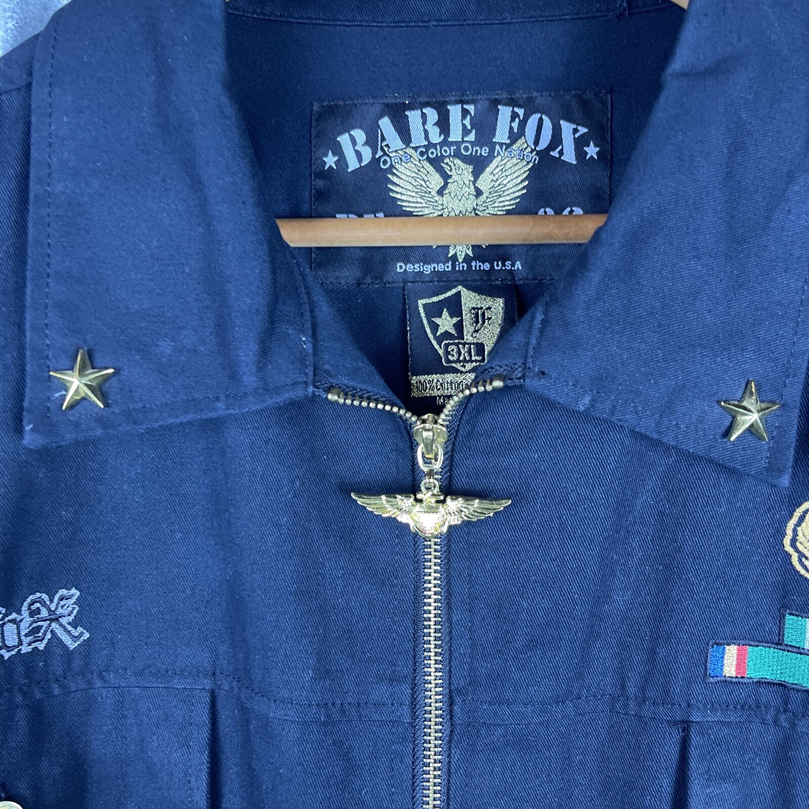 United States Air Force USAF Bare Fox Black Full Sip … - Gem