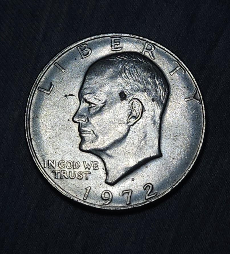 Rare 1972 D Eisenhower Broadstrike-Ike Dollar, Strong Strike,DD and ...