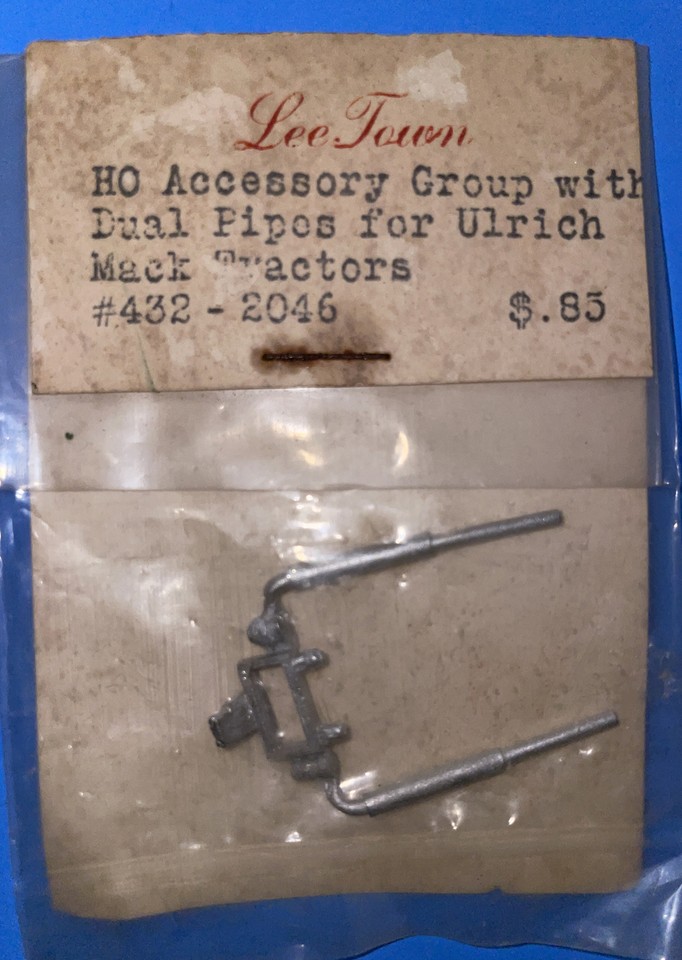 Lee Town~Model Service~Dual Pipes for ULRICH Mack Tractors~HO 1/87 #432 ...