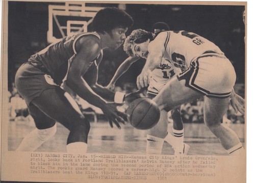 Kansas City - Kings Ernie Grunfeld and Kelvin Ransey-1/15/81 - LASER ...