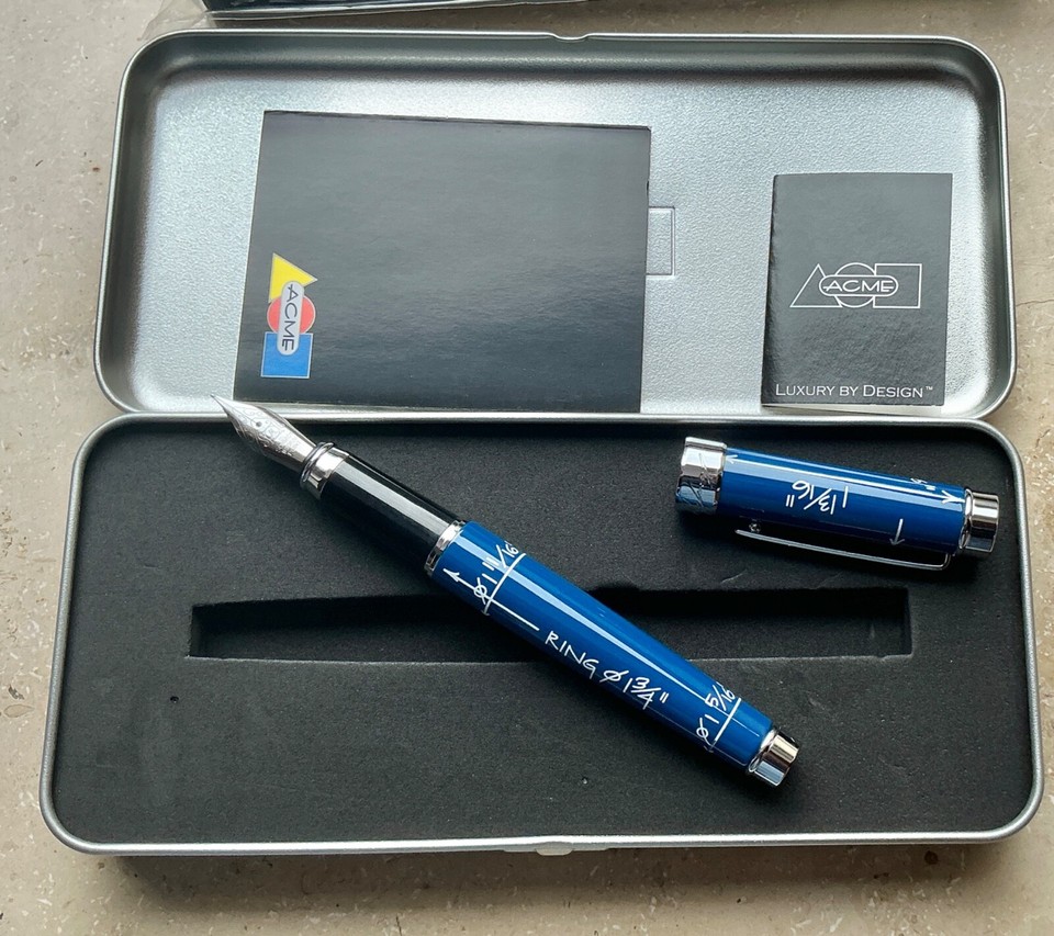 ***SALE*** ACME Blueprint fountain pen, design: Constantin Boym | eBay