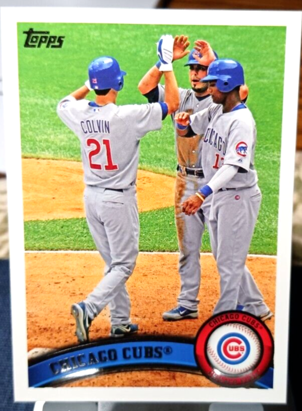 2011 Topps Baseball Team Card of Chicago Cubs #309 (NM) Free Returns | eBay