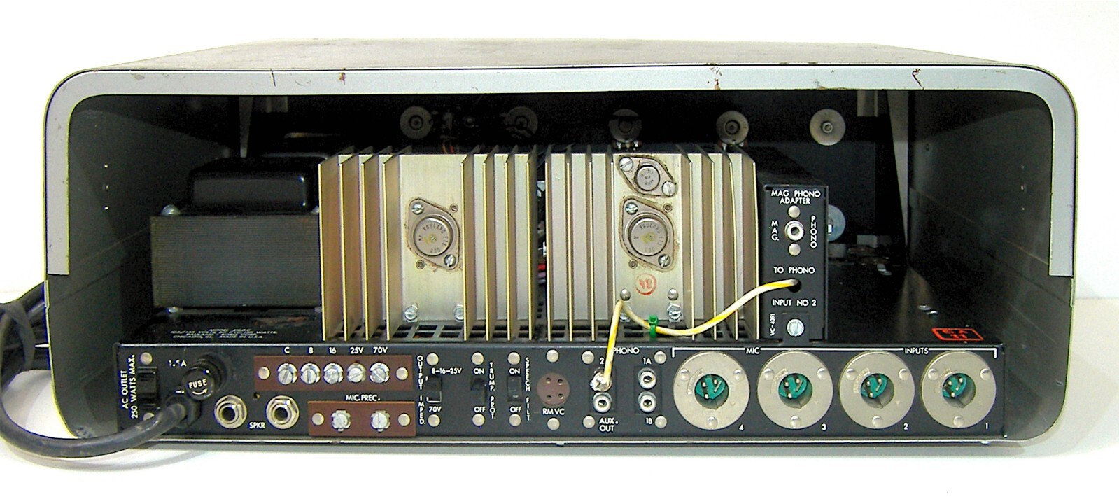 🔥【PRO SERVICE w P/S RECAP】RARE Rauland-Borg 4160C PA Amp!Phono Module💥 ...