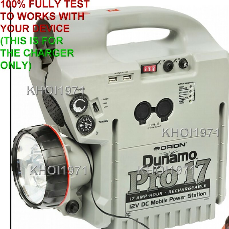 Wall Charger AC adapter for Orion 02308 Dynamo Pro 17 power station | eBay