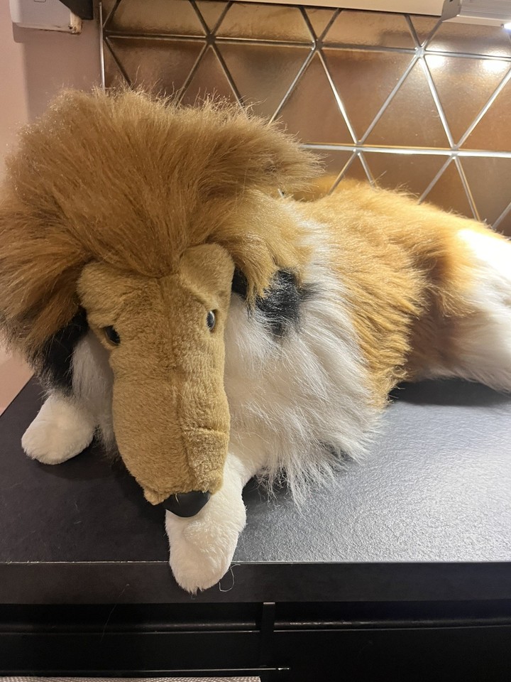 E & J Prima Classic Collection Large Rough Border Collie Realistic Soft ...