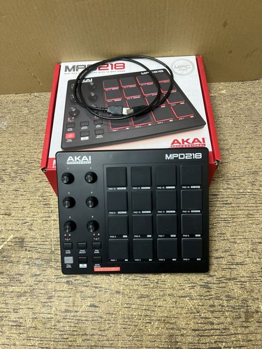 AKAI PROFESSIONAL MPD218 MIDI PAD CONTROLLER WITH 16 MPC PADS | eBay