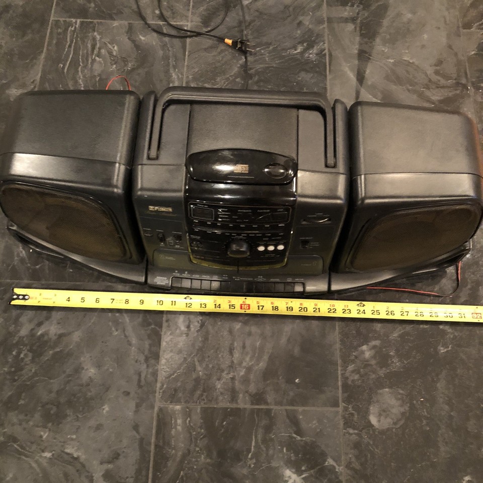 Vintage Fisher PH-D340 Studio Standard BoomBox Radio CD Tape Player ...