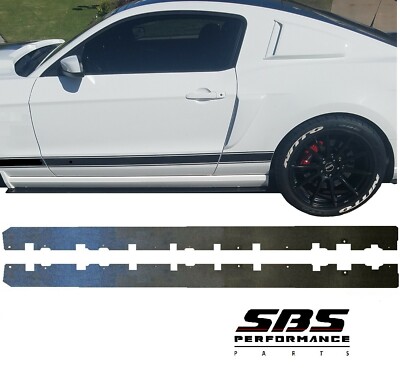 ABS side splitters for all 2005-2014 MUSTANGS & Shelby GT500s | eBay