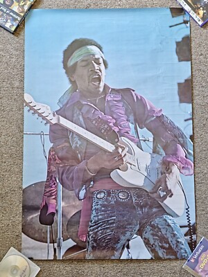 Jimi Hendrix Vintage 1969 Poster | eBay