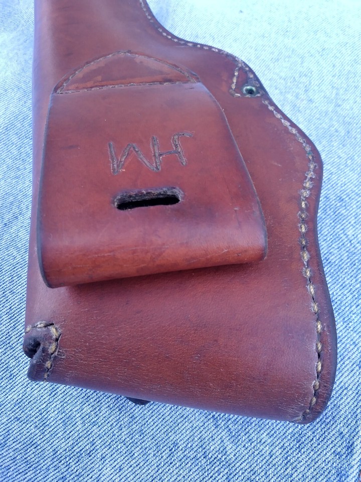 Lawrence semi flap LH holster, quick draw s&W jet & model 19 combat ...