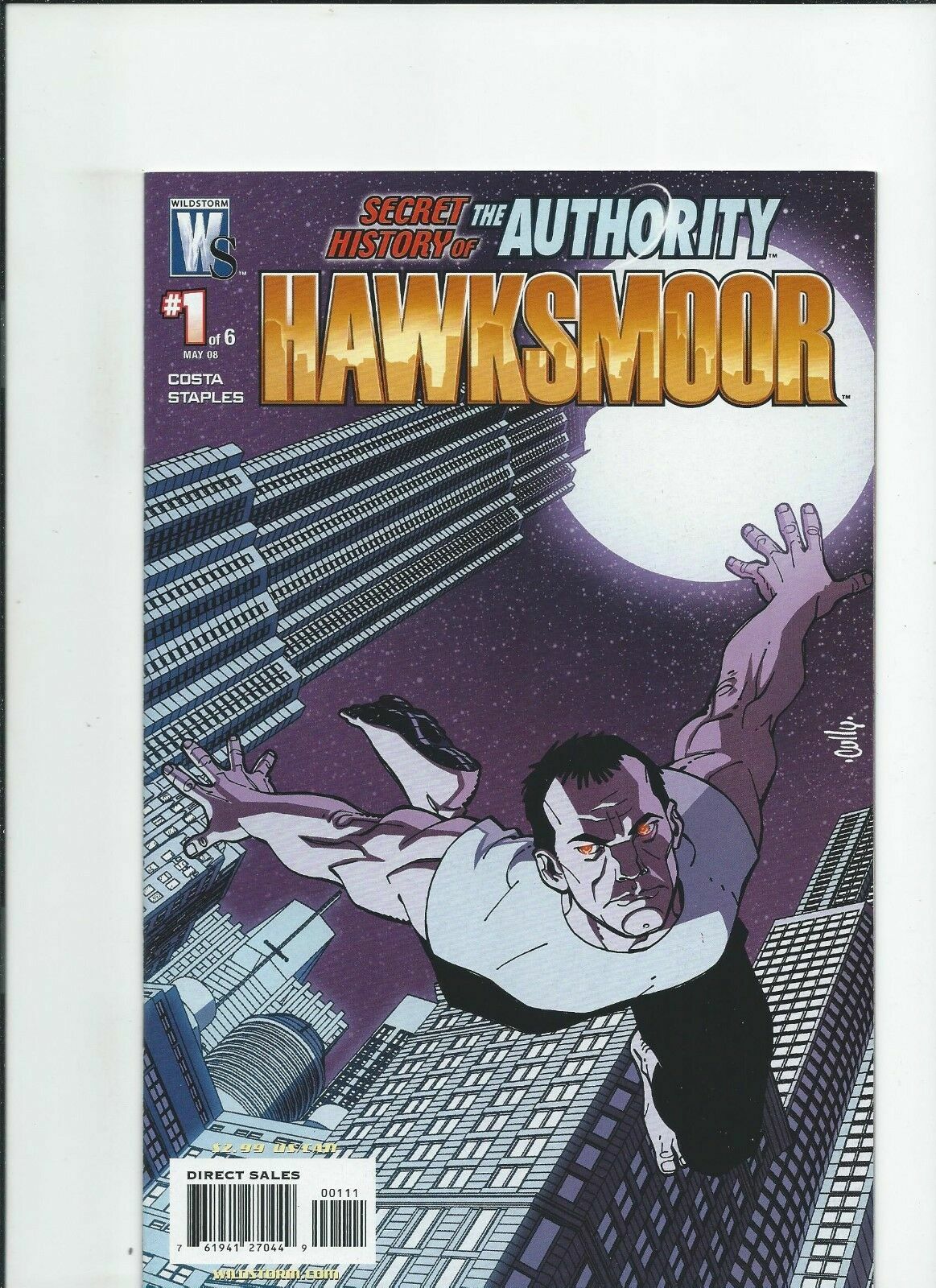 DC Wildstorm Comics Secret History of The Authority Jack Hawksmoor NM-M ...