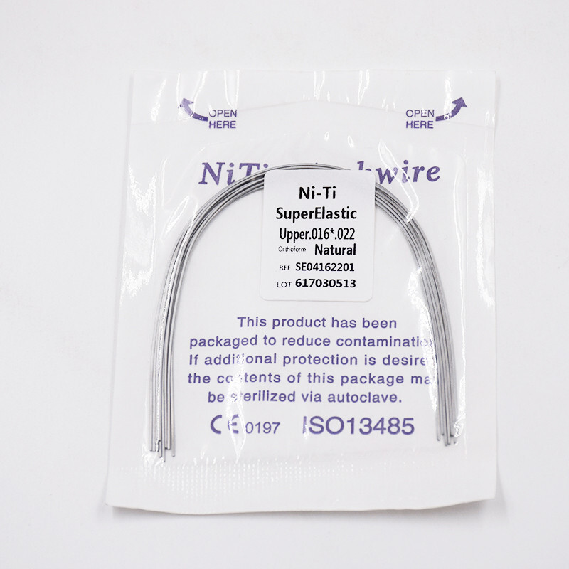 Dental Ortho Super Elastic Niti Rectangular Arch Wire Ovoid/Natural ...
