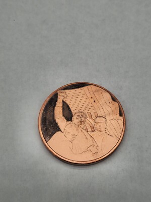 DONALD TRUMP "Assassination Attempt" 1 oz. Copper Rounds Coin FIGHT ...