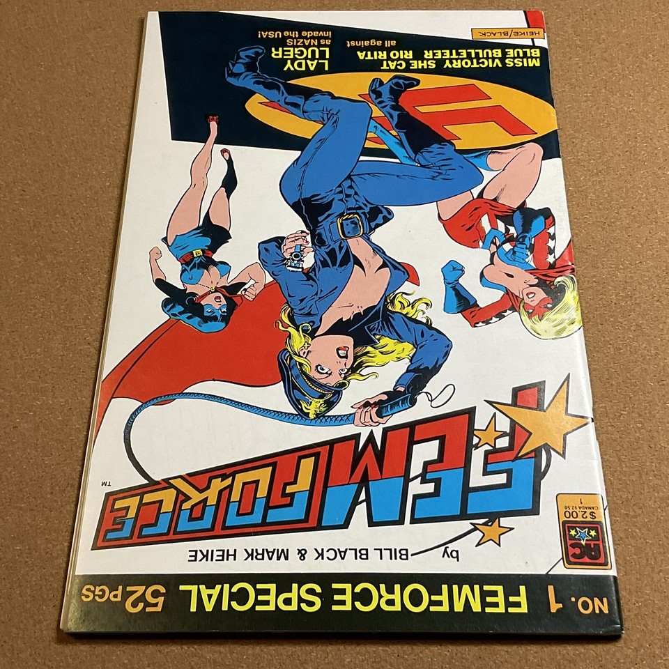 🔥 FEMFORCE SPECIAL #1 - AC COMICS 1984, LADY LUGER, MISS VICTORY, GOOD ...