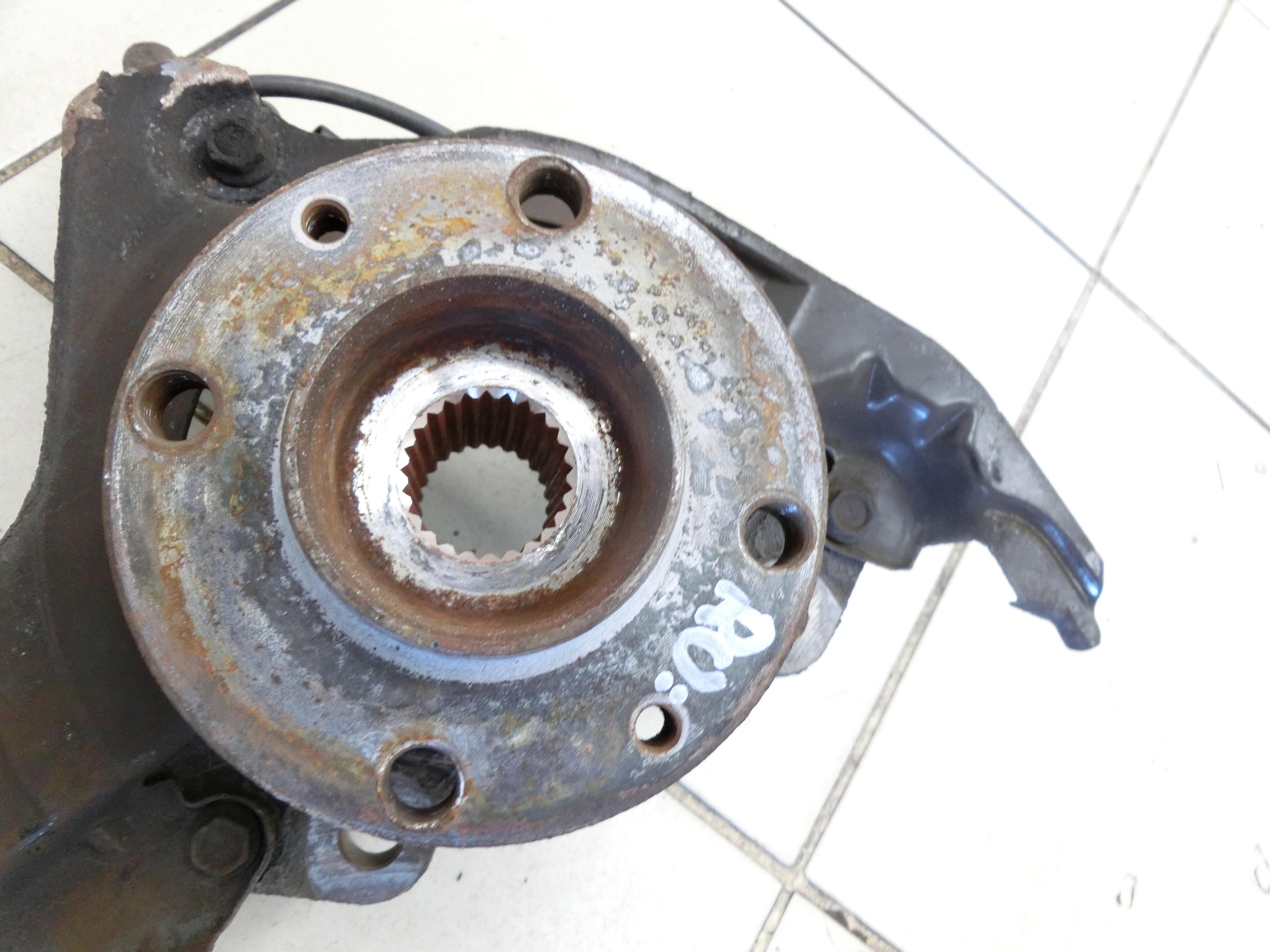 Stub Axle Wheel Hub with ABS Ri Fr for Lancia Delta III 844 08-11 ...