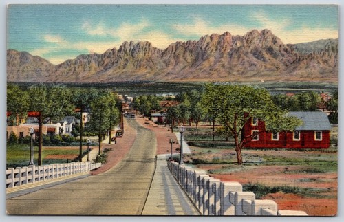 Postcard Organ Mountains And Viaduct Las Cruces, New Mexico Unposted | eBay