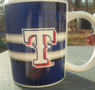 MLB TEXAS RANGERS 11 OZ CERAMIC BIG SMALL LOGO MUG | eBay