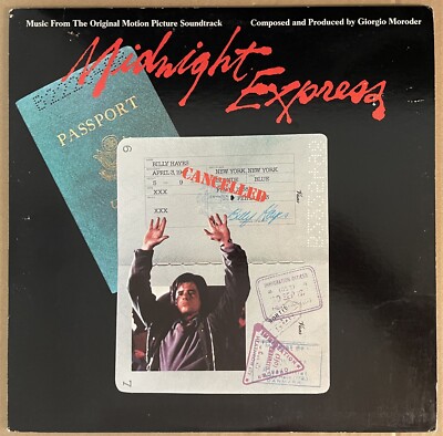 MIDNIGHT EXPRESS Soundtrack: Giorgio Moroder (Vinyl LP) 1978 Casablanca ...