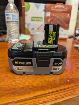 Ryobi One+ 4Ah 18V Lithium-ion High Performance Battery PBP004 NO BOX ...