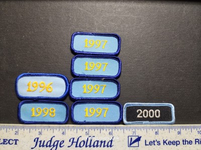 Vintage Boy Scout Patches Year Patches 1996/97/98 2000 Used | eBay