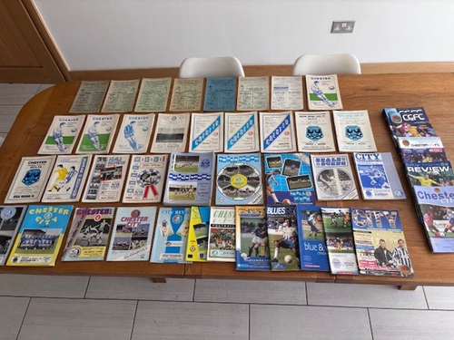CHESTER F.C HOME PROGRAMMES 1958 - 2010 | eBay UK