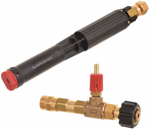 P.A LS12 Red Foam Lance & Chemical Injector 0-15L To Fit Karcher HD ...
