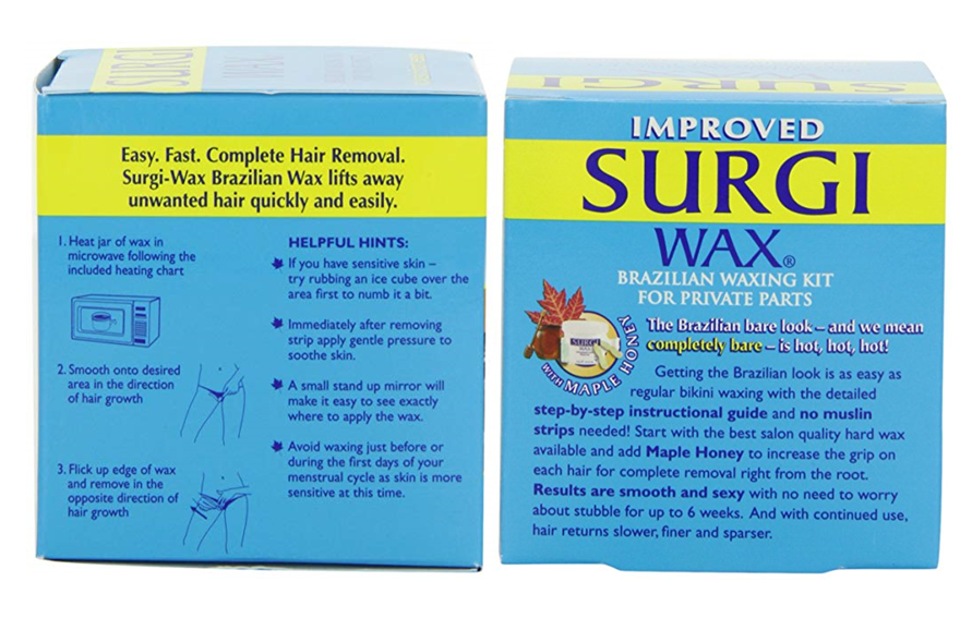 Pack of 12 Surgi Wax Brazilian Hard Wax Kit for Private Parts 4 oz | eBay