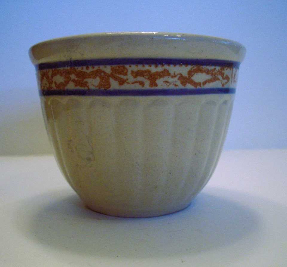 Red Wing Gray Line Advertising Pierron Pottery Co Milw WI 4" Custard ...