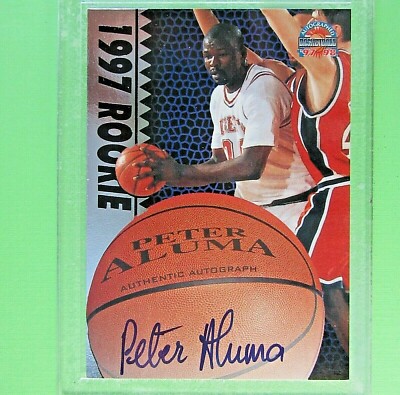 PETER ALUMA 1997 ROOKIE AUTOGRAPH PLATINUM # 4 Sacramento Kings | eBay