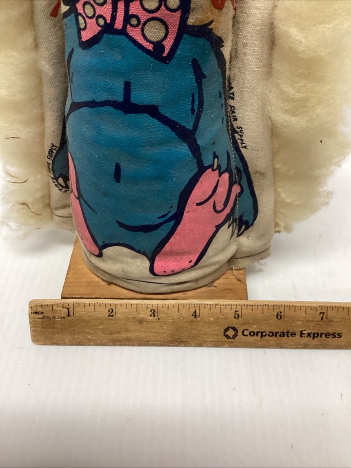 Vintage Carnival Amusement~Ball Toss/Cat Rack Game~12" Cat Punk Knock ...