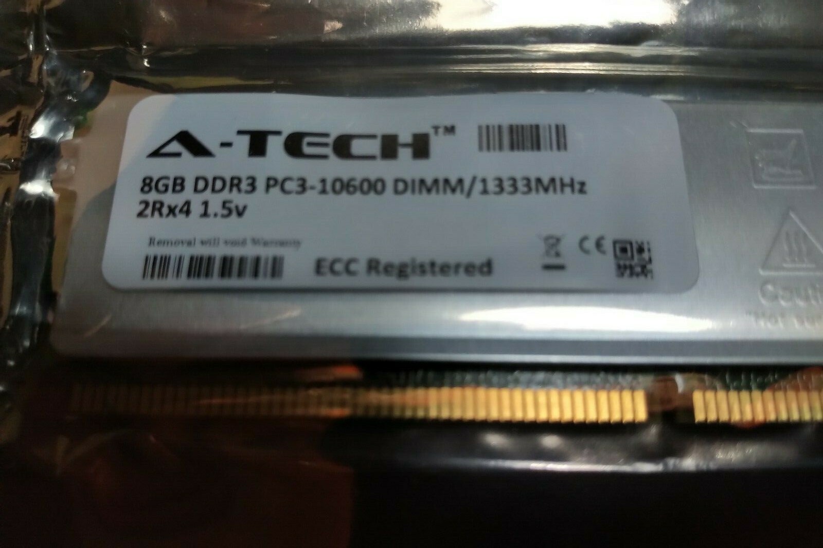 A-Tech 6521 AA 5514 L/h445/v 8gb Ddr3 Memory Stick RAM Module for sale ...
