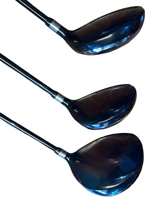 Dunlap (Driver, 3W, 5W) Woods High Quad Titanium 450S Graphite Mid Firm ...