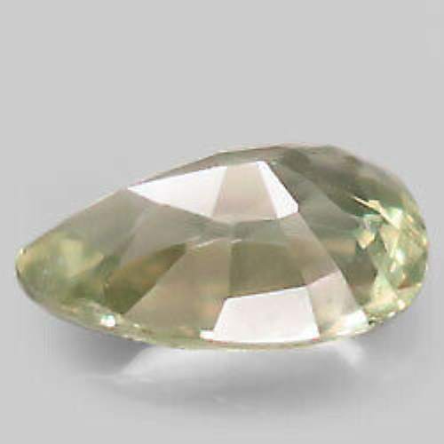 0.91 Ct Natural Green Sapphire Pear Shape Unheated Gemstone for Jewelry ...