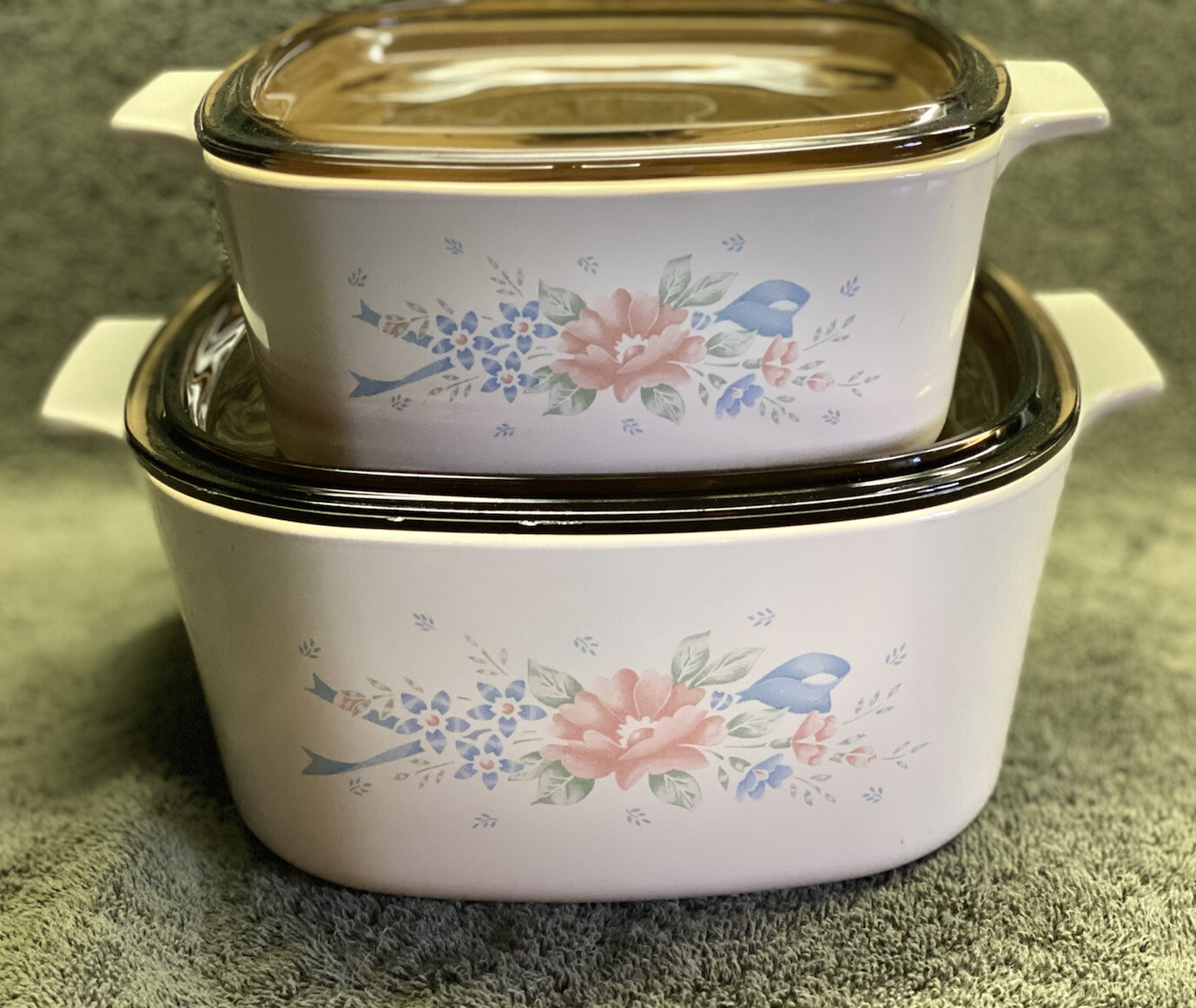 Corning Ware Symphony Set - A-2-B 3L and A 1 1/2 B 1.5L w/PYREX ...