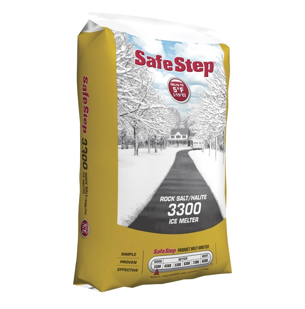 Safe Step 3300 25 Lb. Rock Salt/Halite Ice Melt Large Pellets 806661 | eBay