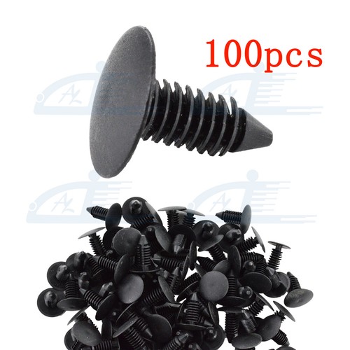 8mm Auto Body Clip Fender Bumper Shield Retainer Push In Fastener For ...