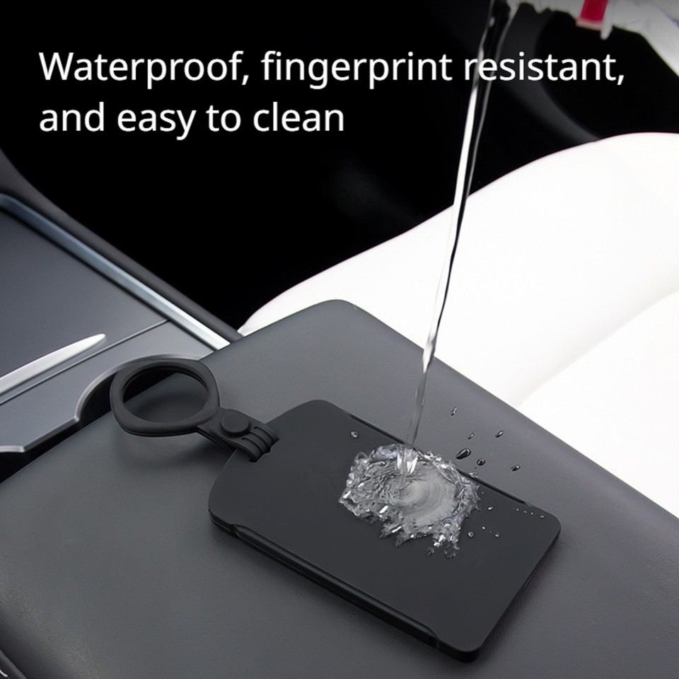For Tesla Model 3 Y Key Card Case Cover Silicone Car Key Card Holder ...